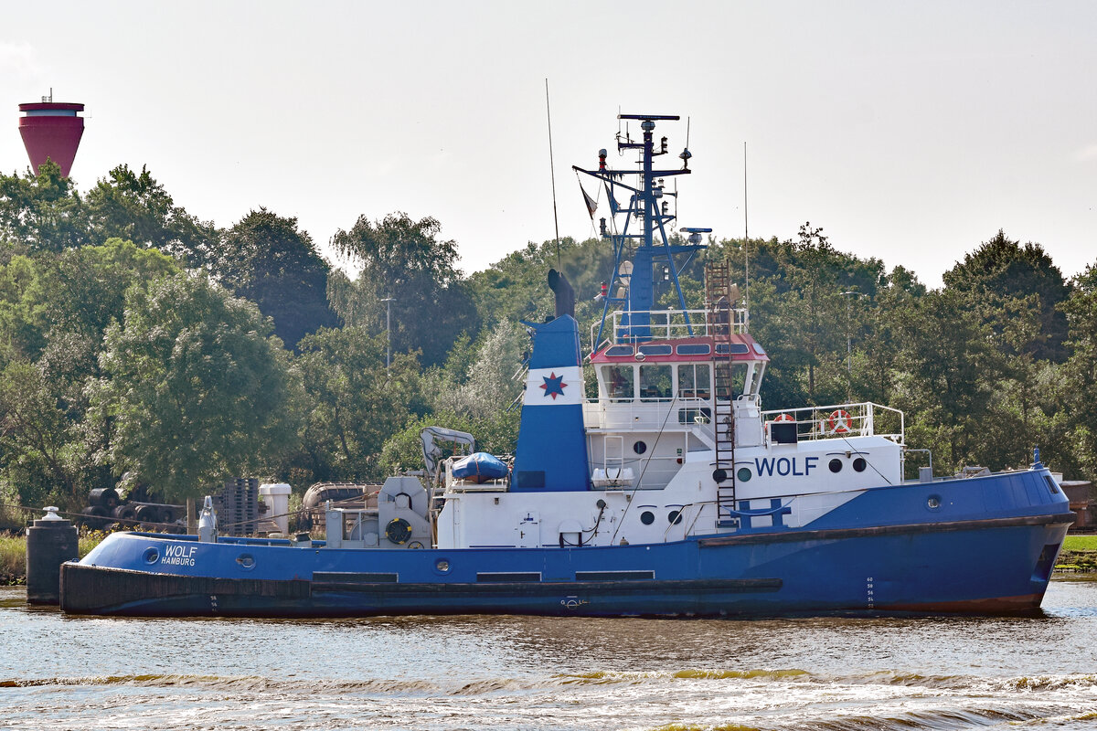 MS Alina , 02317990 , 75 x 8,20 , am 04.06.2011 auf dem Elbe ...